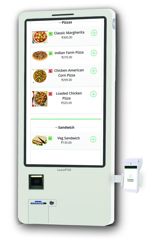 32″ Self Ordering Kiosk Wall Mount(LPSSK101) - LexerPOS Providing All ...